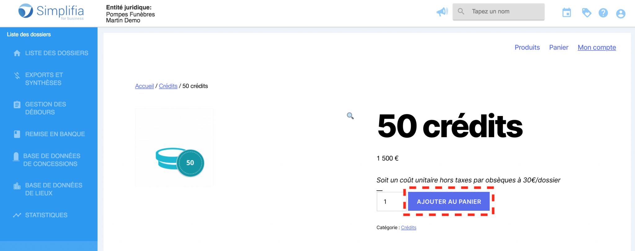 La boutique Simplifia Pro - Simplifia - Logiciel de pompes funèbres